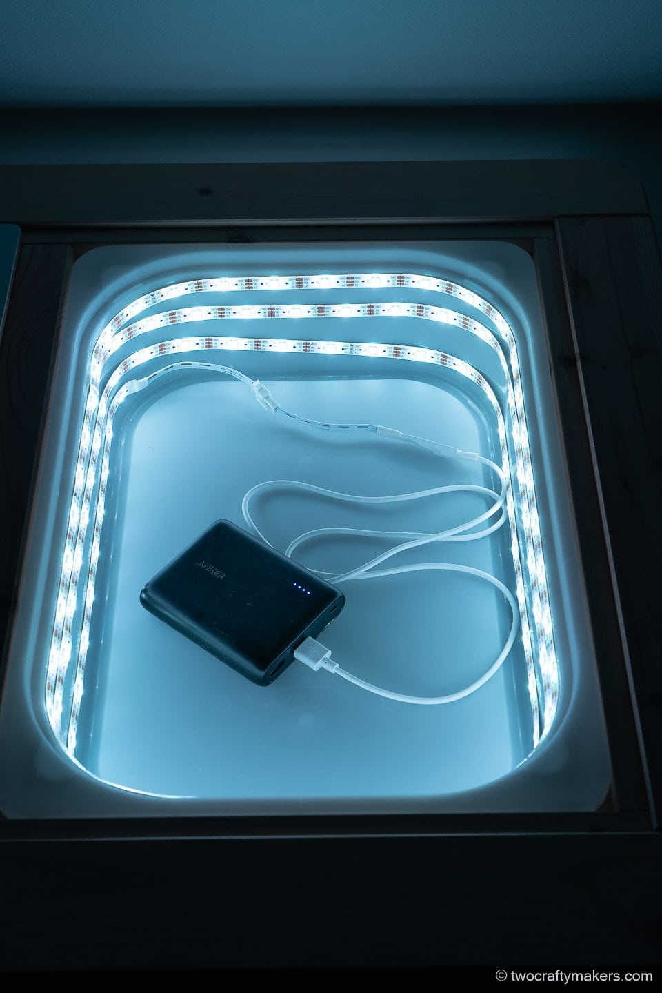 DIY Light Table Ikea Hack - Two Crafty Makers