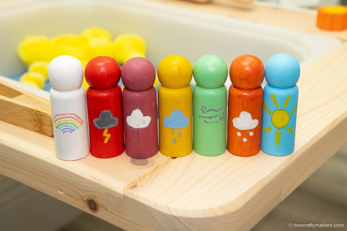 5 Fun Weather Sensory Bin Ideas! - Two Crafty Makers