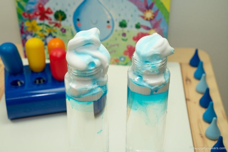 5 Awesome Rain Sensory Bin Ideas - Two Crafty Makers