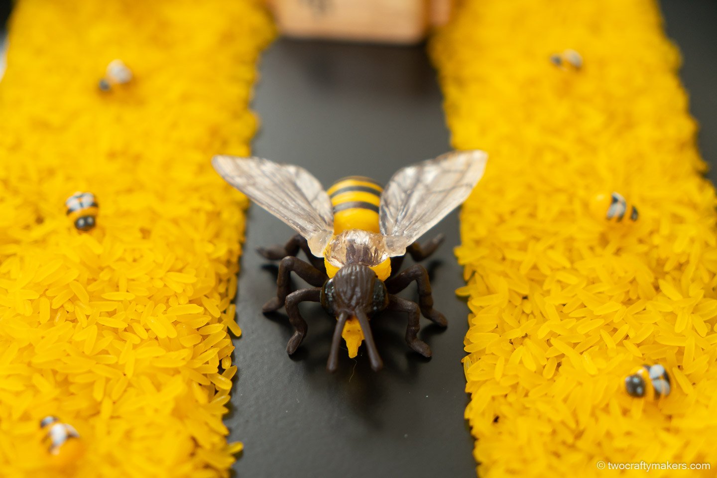 5 Fun and Engaging Bee Sensory Bin Ideas - Two Crafty Makers