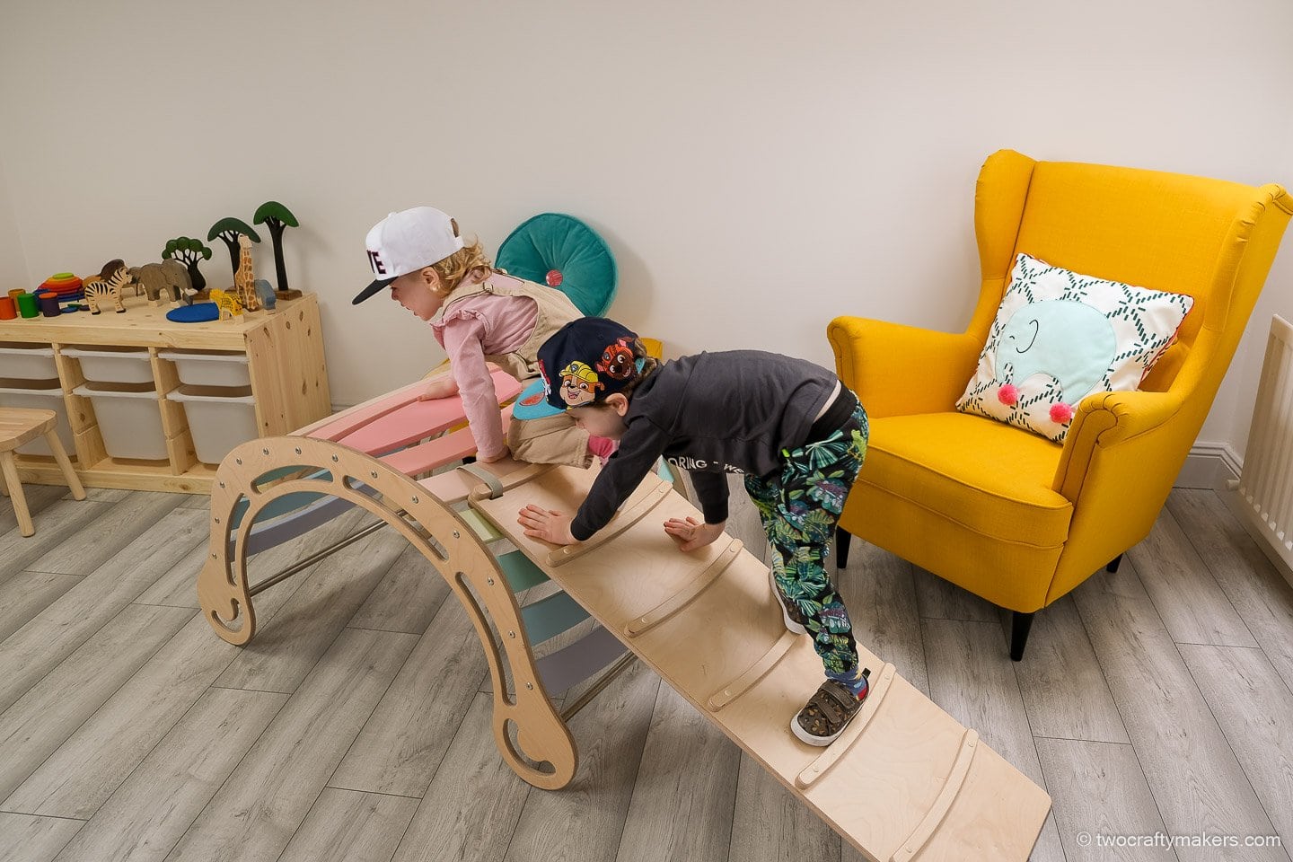 Pikler Climbing Arch: 7 awesome play ideas! - Two Crafty Makers