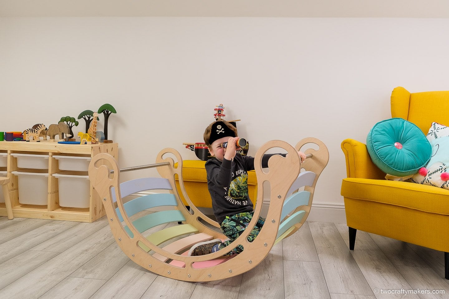 Pikler Climbing Arch: 7 awesome play ideas! - Two Crafty Makers